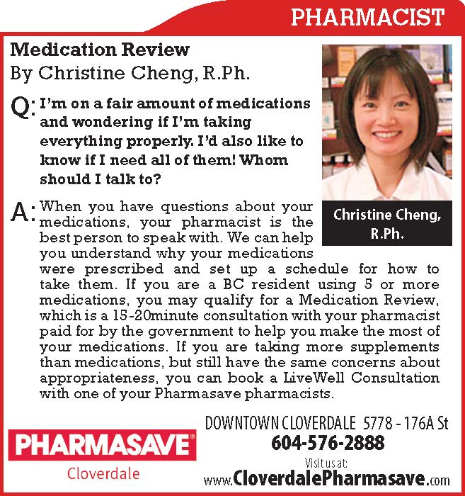 Medication Review | Pharmasave Cloverdale Pharmacy